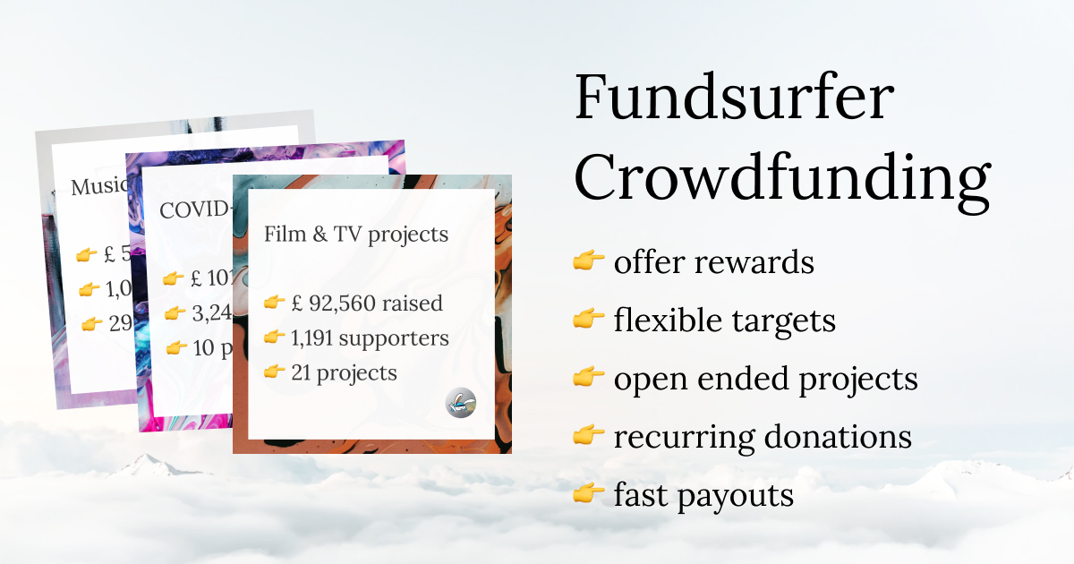 Reward and donation crowdfunding | Fundsurfer